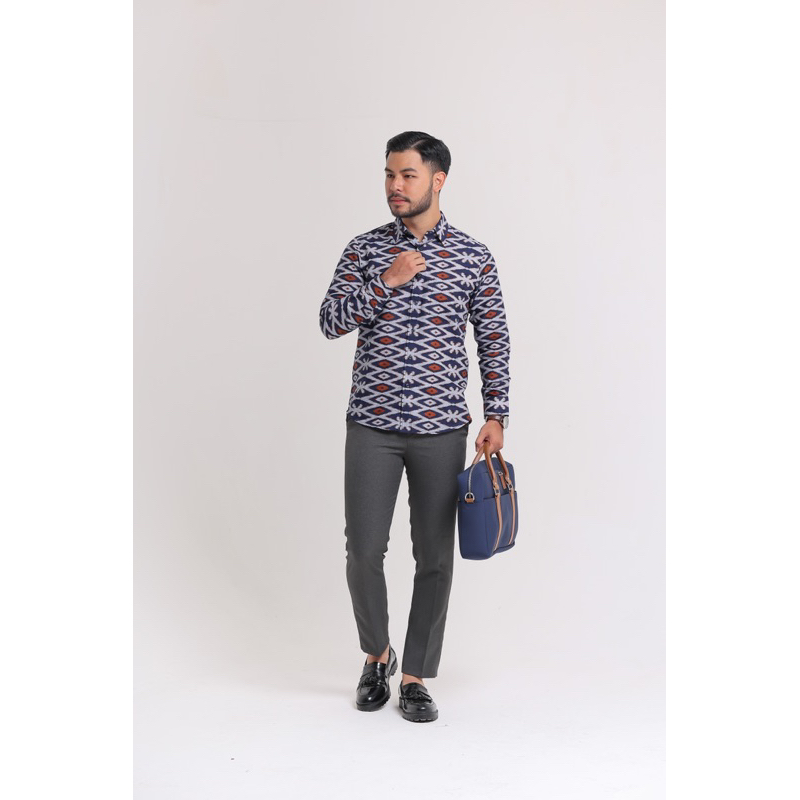 Jual Barilie Batik Rajut SS LS Slimfit | Shopee Indonesia