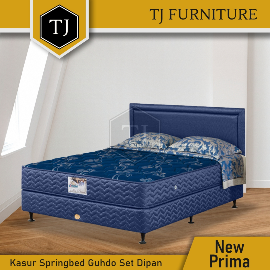 Jual Guhdo New Prima Springbed Set / Kasur Spring Bed - Full Set Divan Prospine | Shopee Indonesia