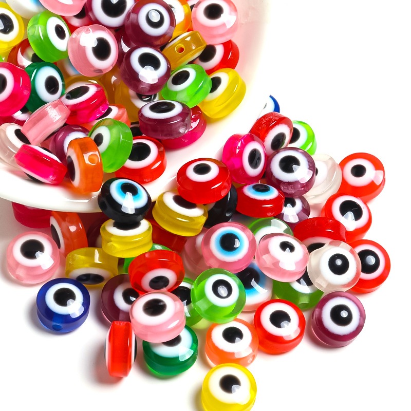 Jual [100 Pcs] Mote Manik | Manik Devil Eye | Evil Eye | Mata Monster ...