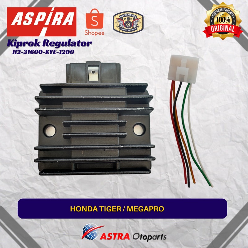 Jual Kiprok Rectifier Regulator KYE Aspira Honda Tiger Megapro Old Lama ...