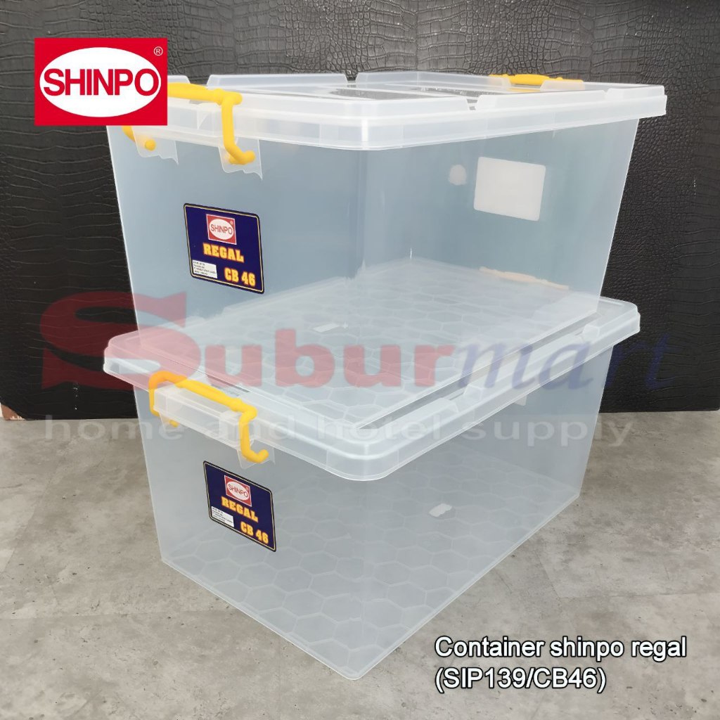 Jual Shinpo Regal Container Box 46 Liter / Box Serbaguna SIP 139/CB46 ...