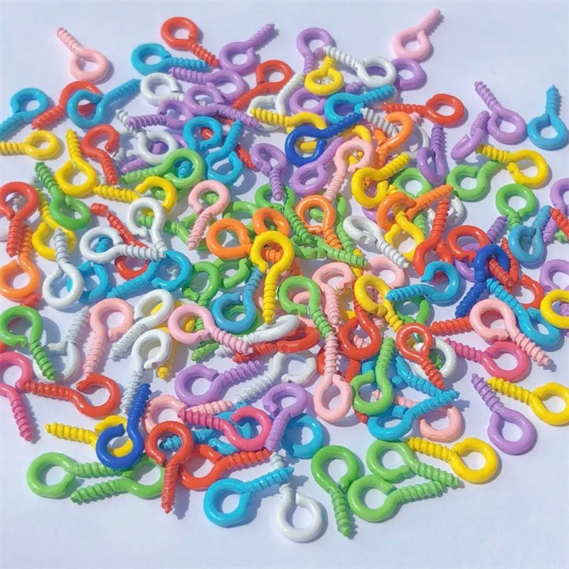 Jual Paku Ulir Kepala Bulat Warna Warni Isi 20pcs Per Pack Kait Resin ...