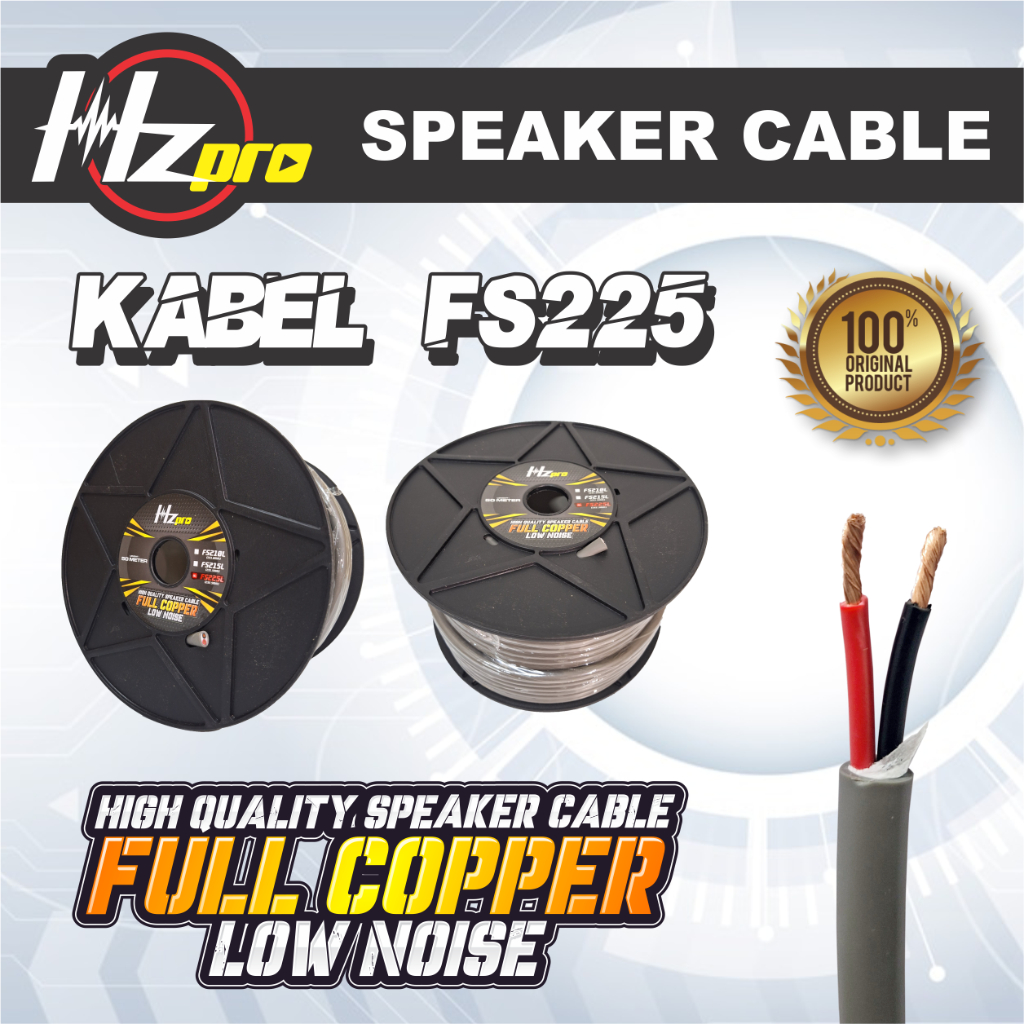 Jual KABEL SPEAKER HZ PRO FS225 (2*25mm) ORIGINAL | Shopee Indonesia