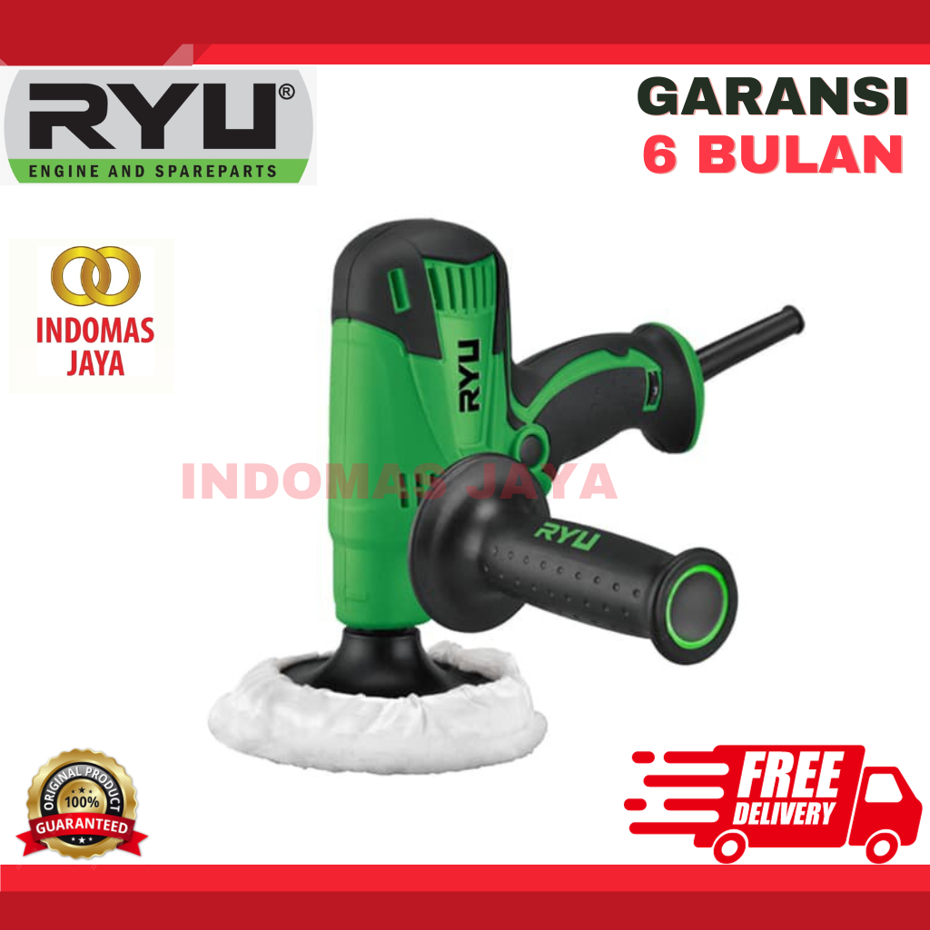 Jual Tekiro Ryu Polisher Mesin Poles Body Mobil Motor 5 Inch With Control Speed RGP 125 Ryu ...