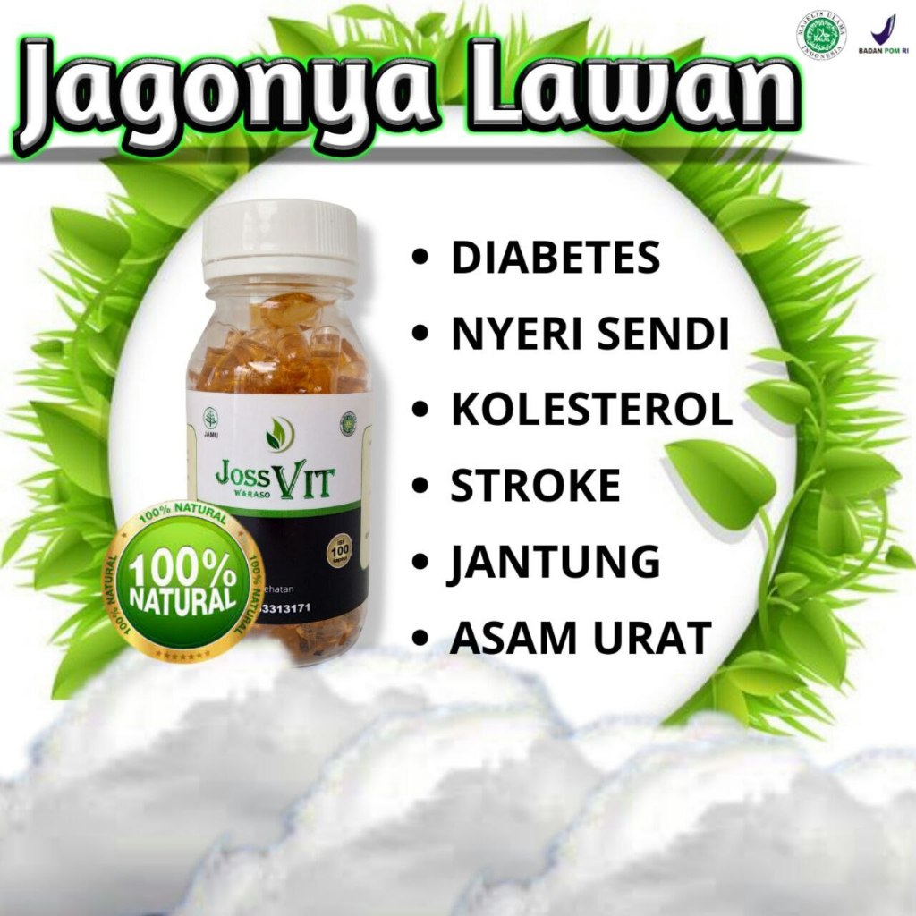 Jual JOSSVIT Joss Vit Obat Herbal Multi Khasiat 100% Original | Shopee ...