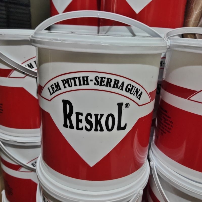 Jual Lem Putih Serbaguna RESKOL 4 Kg | Shopee Indonesia