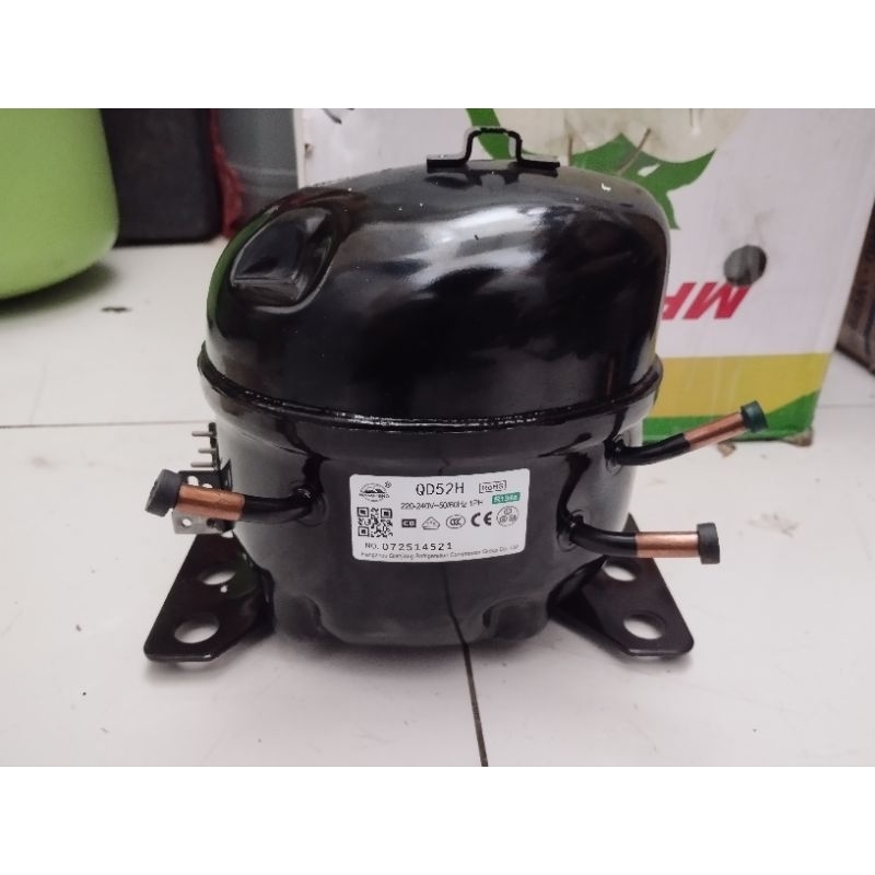 Jual kompresor QD52H kulkas 2 pintu freezer box showcase 1/6 PK BARANG ...