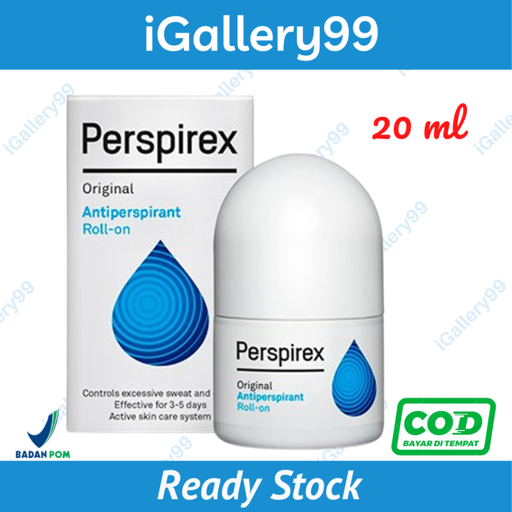 Jual Perspirex Original Antiperspirant / Deodorant Roll On 20ml ...