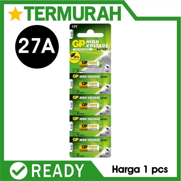 Jual Baterai Battery Batere batre 27A A27 high voltage GP bkn energizer ...