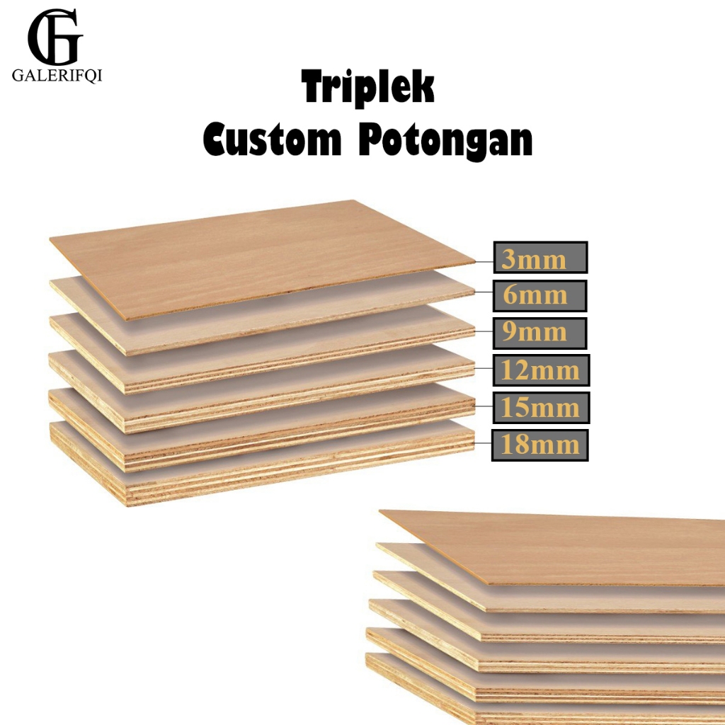 Jual Triplek Multiplek Potongan Custom | Shopee Indonesia