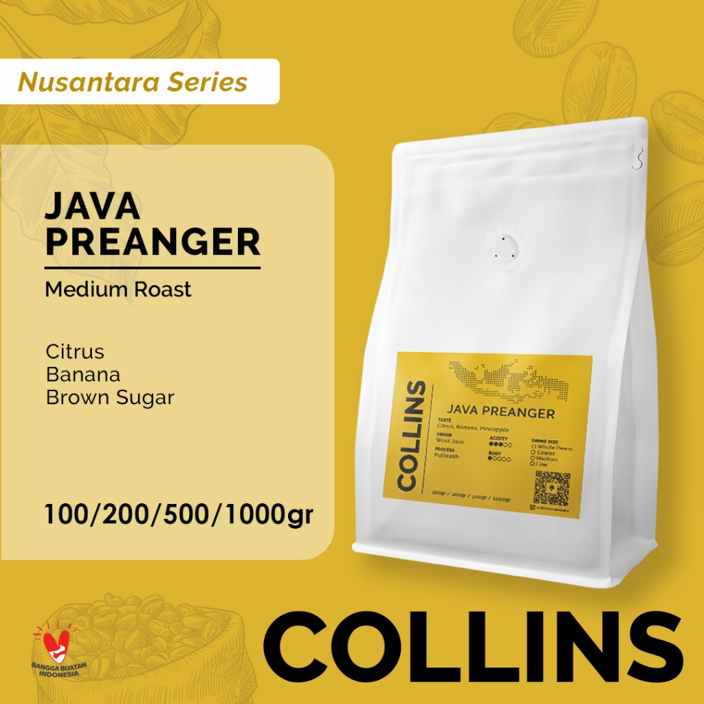 Jual Kopi Arabika Java Preanger 200gr Arabica Coffee Beans ( biji ...