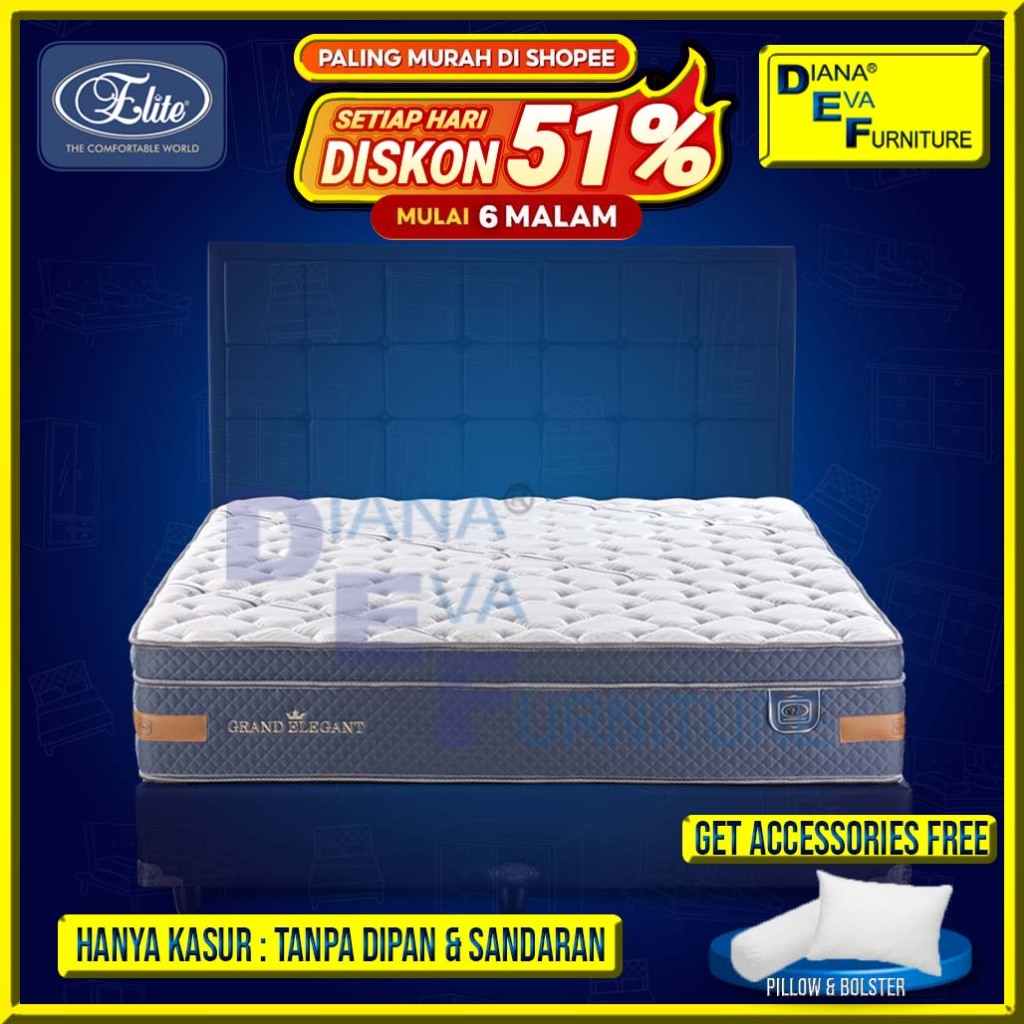Jual Elite Grand Elegant Kasur Springbed Shopee Indonesia