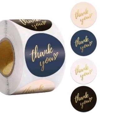 Jual stiker label terimakasih isi 20s | Shopee Indonesia