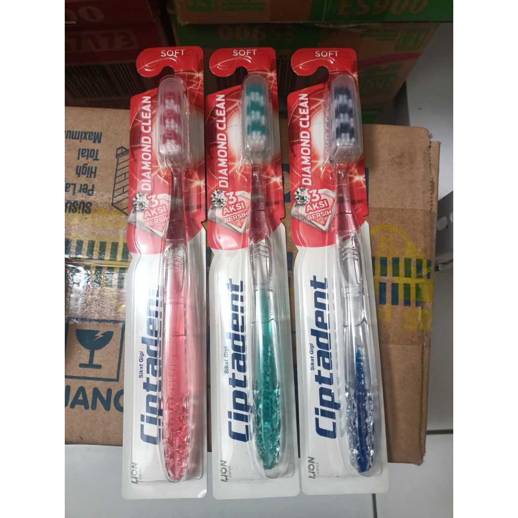 Jual Ciptadent Diamond Clean soft Isi 3 pcs | Shopee Indonesia
