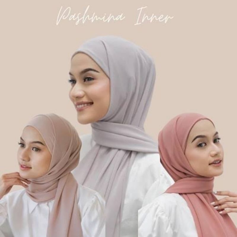 Jual Pashmina Inner 2in1 Ceruty Babydoll | Shopee Indonesia