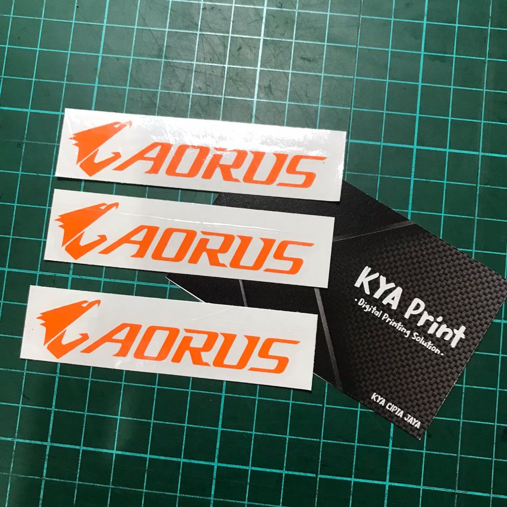 Jual Premium Cutting Sticker Aorus V2 | Shopee Indonesia