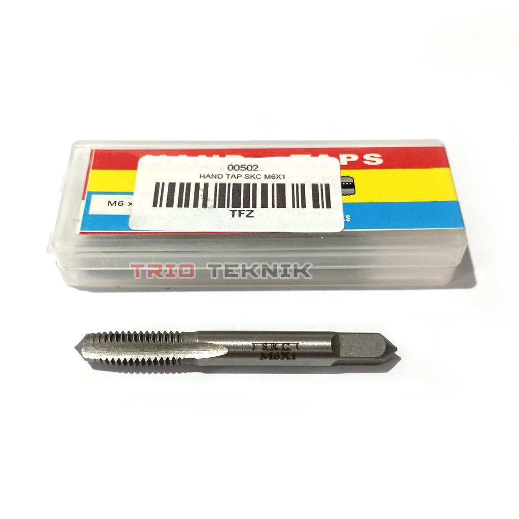 Jual Hand Tap SKC M6 x 1 Pembuat Ulir Drat Baut Set 3 Pcs Mata | Shopee Indonesia