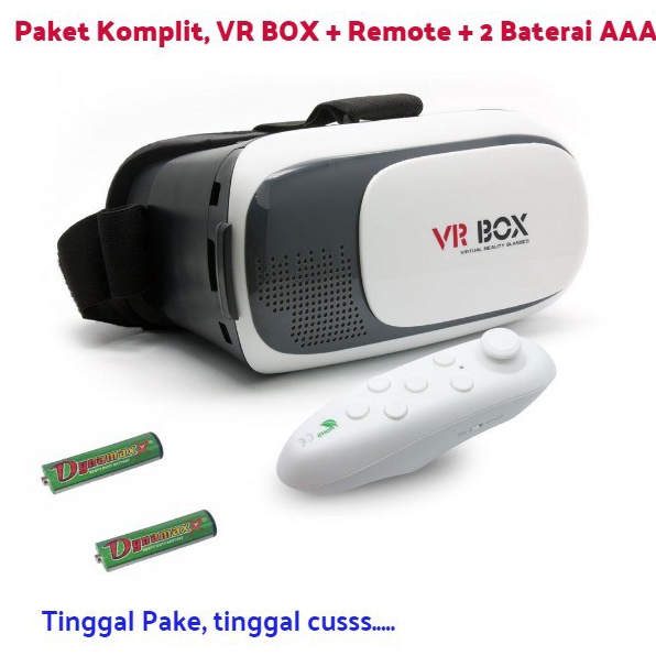 Jual fa VR Box 2 Remote Control Virtual Reality Murah Banget | Shopee ...