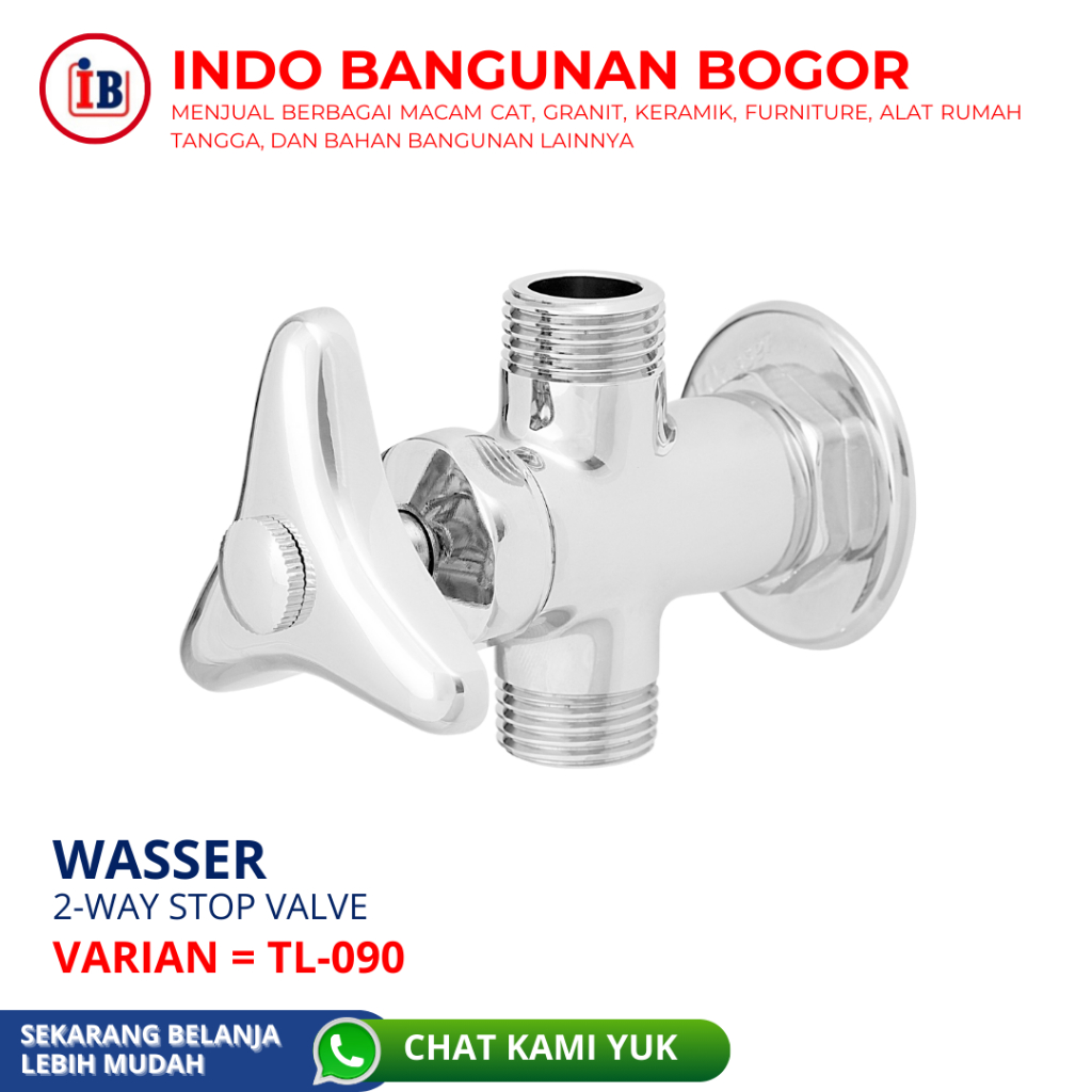Jual WASSER STOP KRAN CABANG TL-090 | Shopee Indonesia