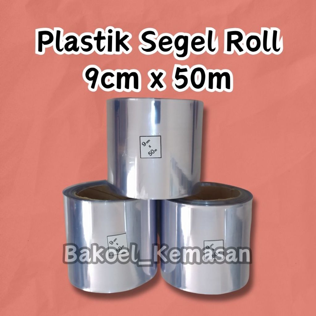 Jual Plastik Segel 9cm x 50m Shrink Film Tutup Botol Luar Kemasan 9cm ...