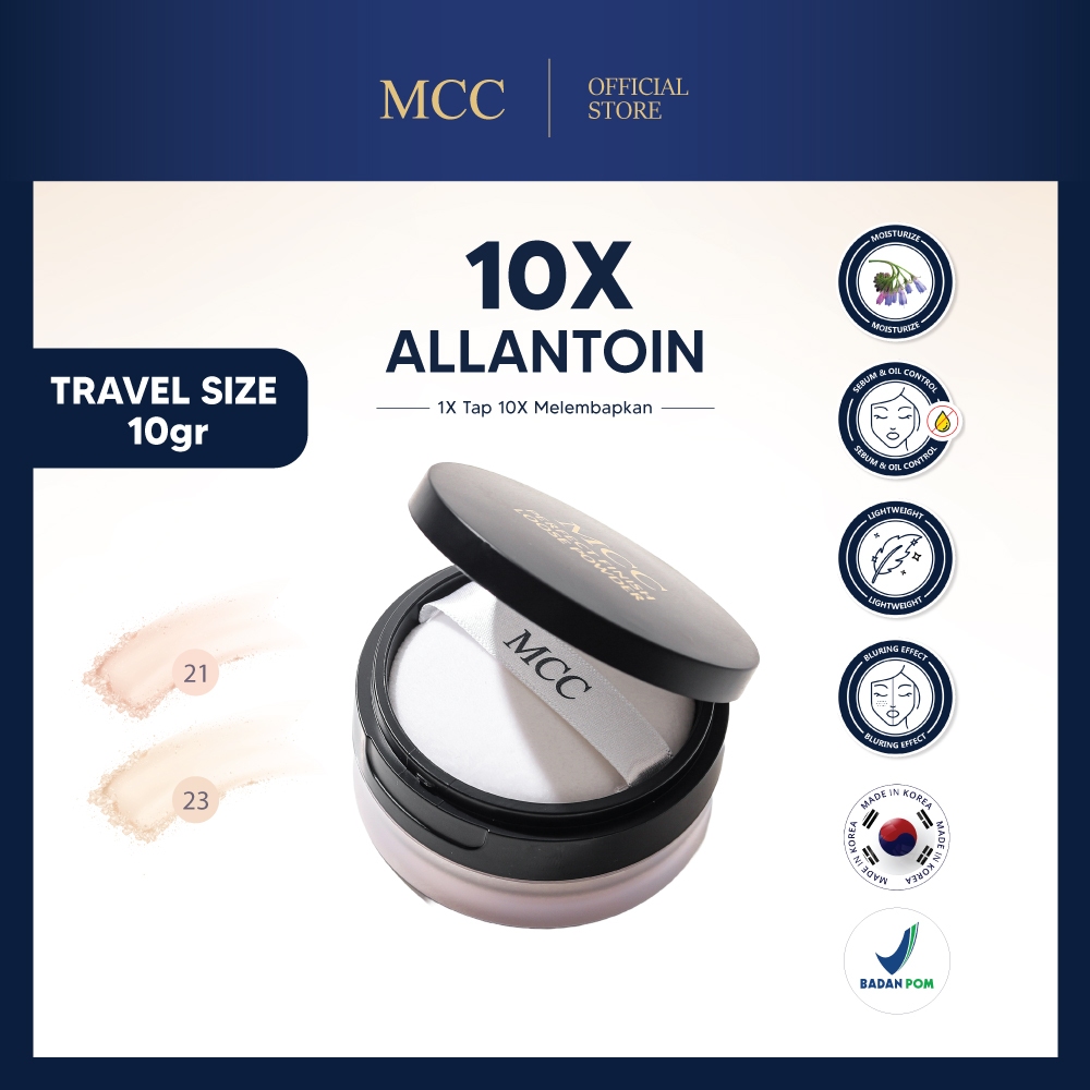 Jual MCC PERFECT FINISH LOOSE POWDER - TRAVEL SIZE 10Gr | 10XALLANTOIN ...