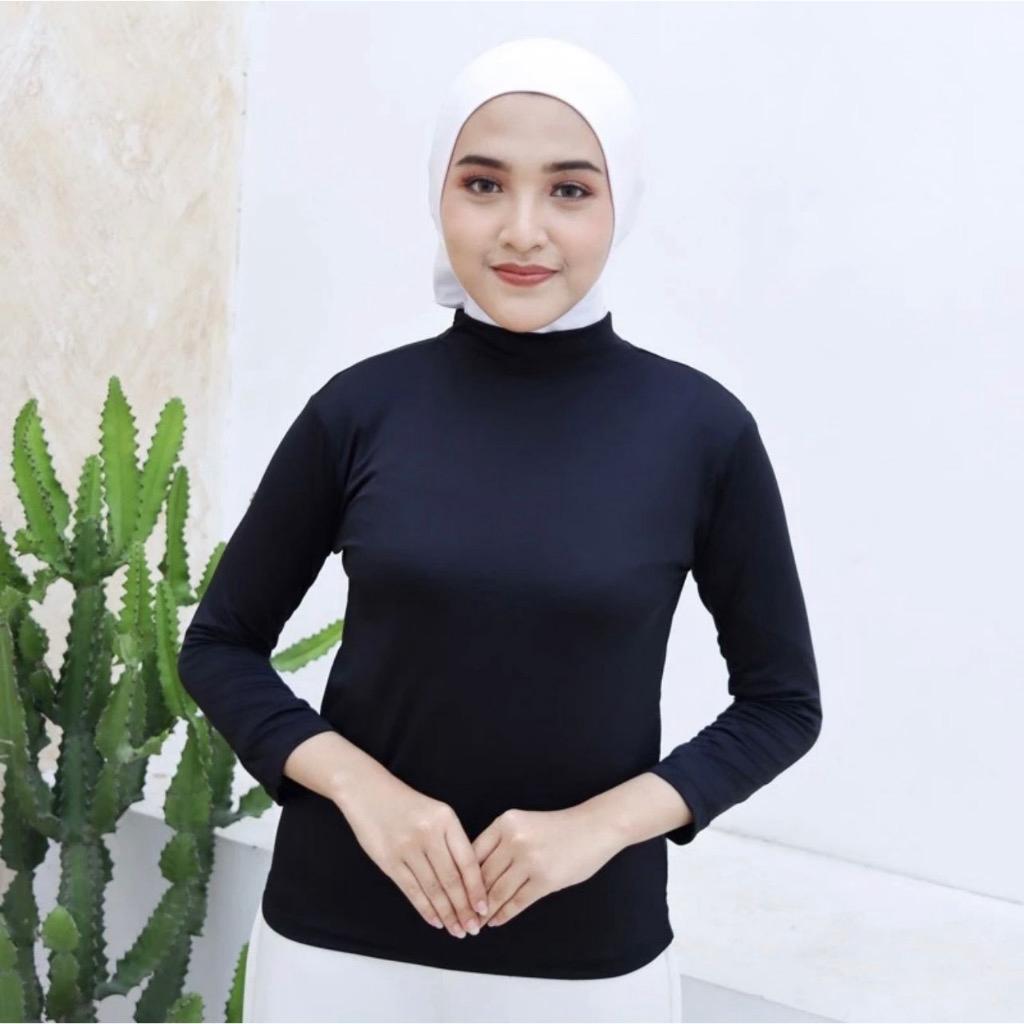 Jual Manset Baju Bahan Spandek Kerah Tinggi Berkualitas | Shopee Indonesia