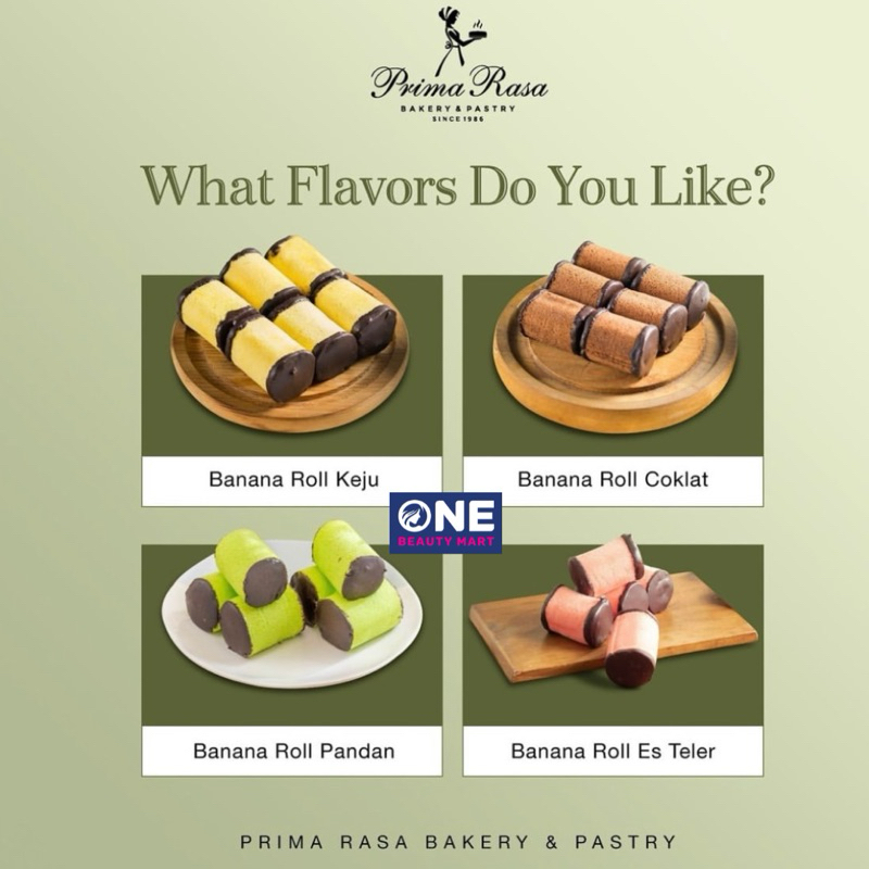 Jual PISANG BANANA ROLL PRIMARASA BANDUNG - KUE BROWNIS BROWNIES PRIMA ...