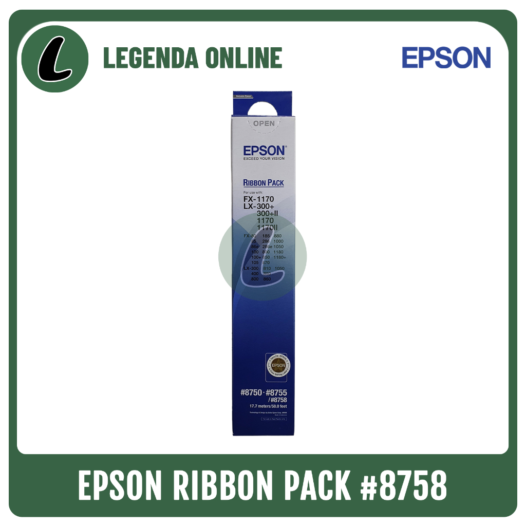Jual Refill / Ribbon Pack Epson LX-300 LX-310 #8750 8755 8758 Pita ...