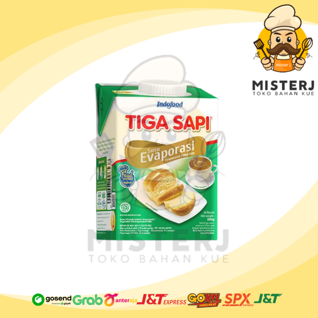 Jual Tiga Sapi Susu Evaporasi | 500 ml | Susu Evaporasi Tiga Sapi ...