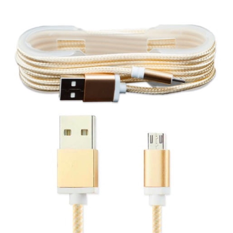 Jual Kabel data nylon micro 1.3 meter | Shopee Indonesia