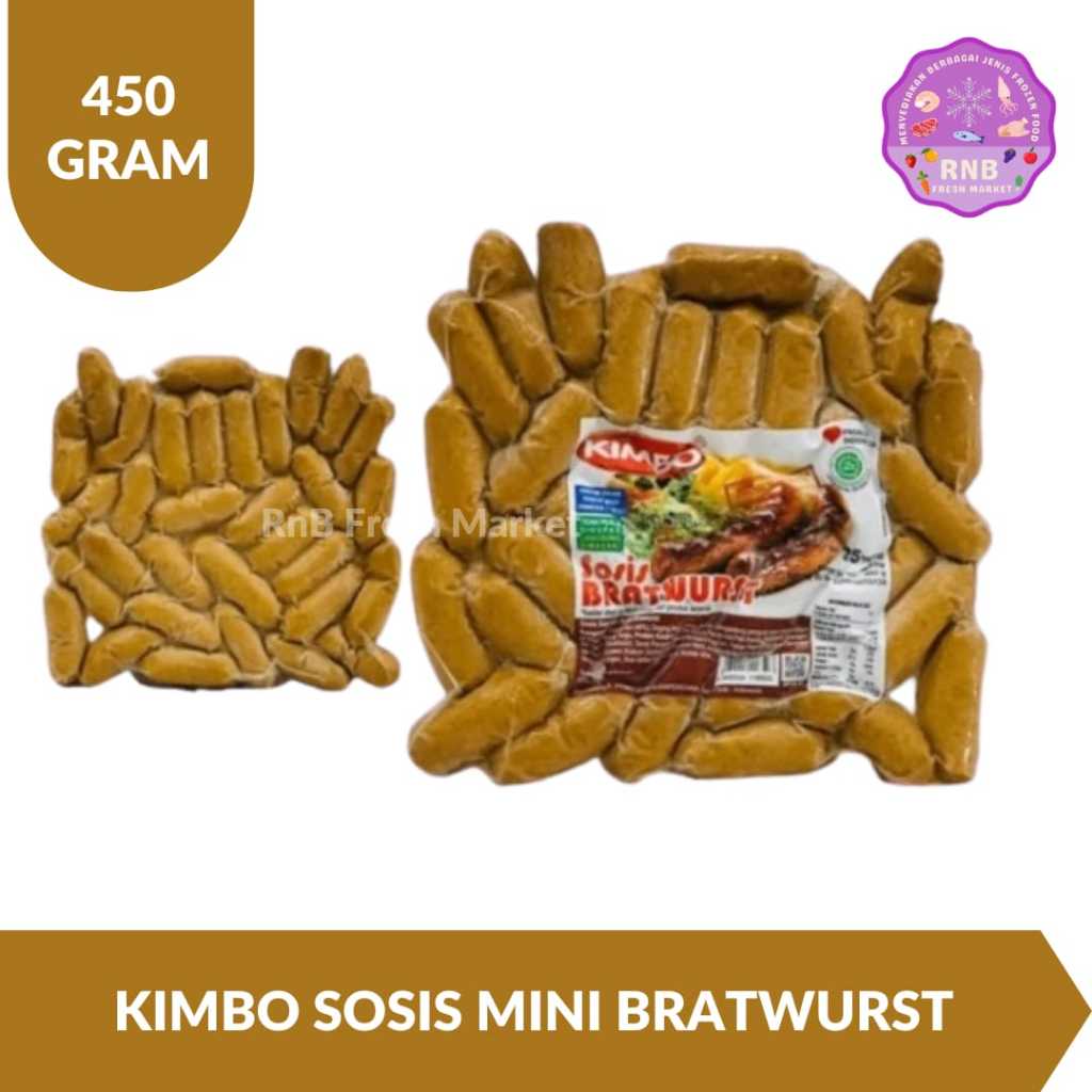Jual Kimbo Mini Sosis Mini Bratwust Netto 450 Gram | Shopee Indonesia