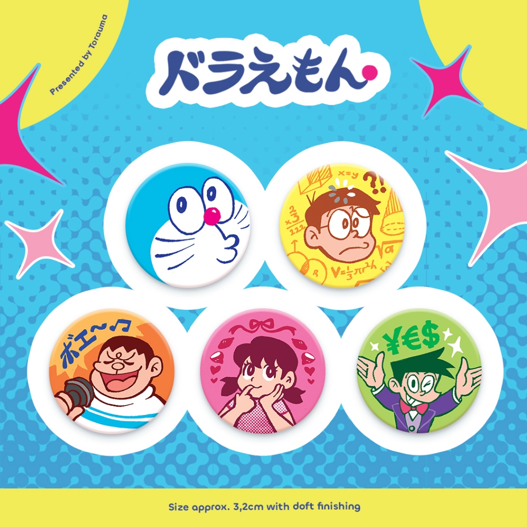 Jual [TORAUMA] Pre-Order - Doraemon Pin Bulat | Shopee Indonesia