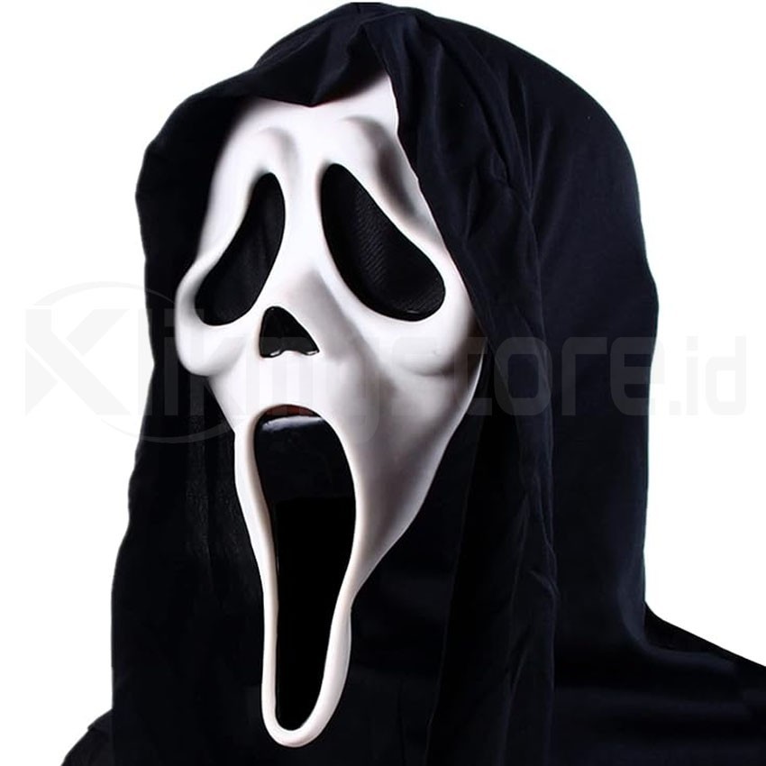 Jual Topeng Scream Scary Horor Skull Mask Pesta Halloween Cosplay Seram ...