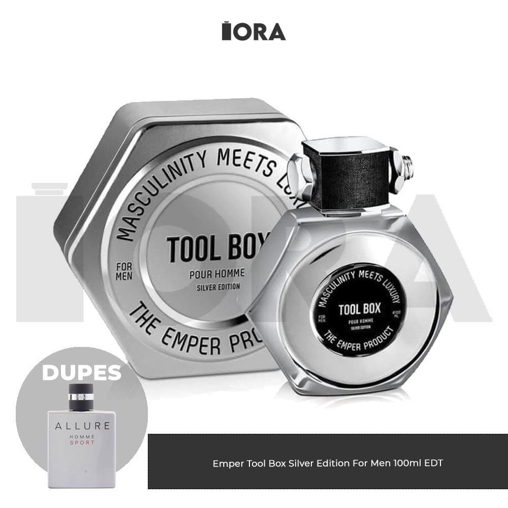 Jual EMPER Tool Box Silver Men 100ml EDT - Parfum Original | Shopee ...