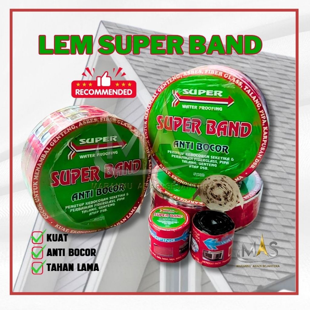 Jual Lem Super band Lakban seng atap Anti bocor Isolasi Perekat Serba ...