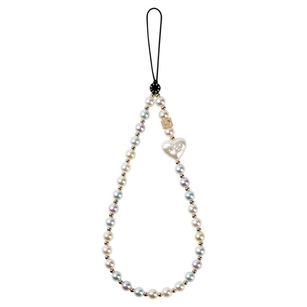 Jual High version CASETIFY Phone Charm chain handmade pearl beaded ...