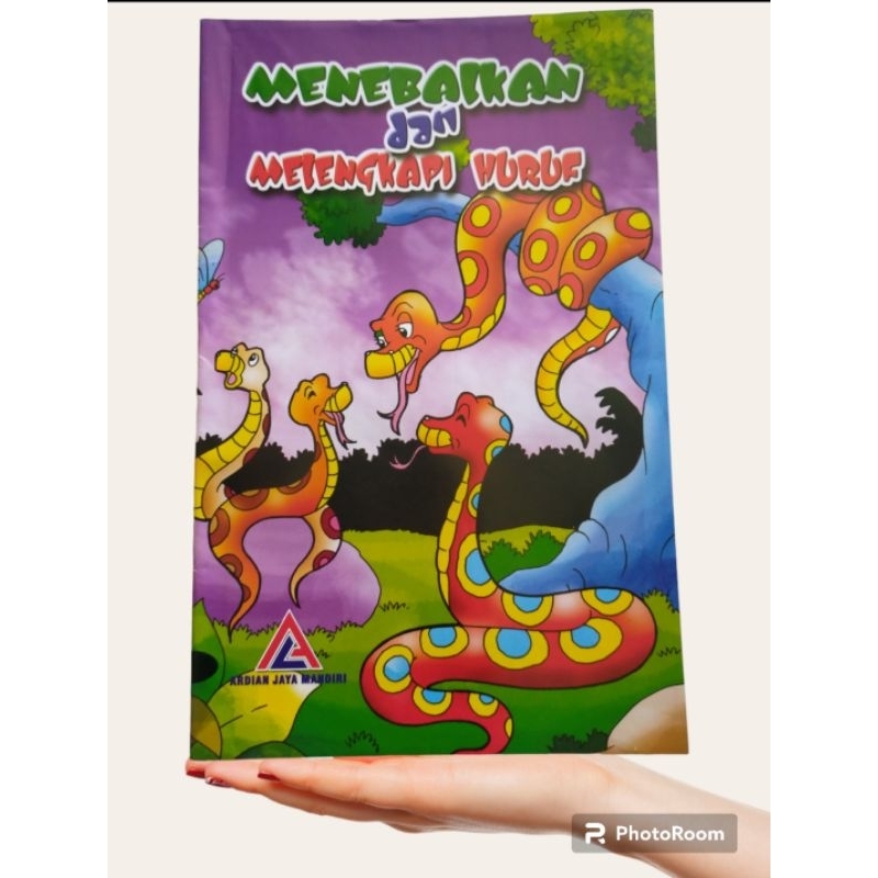 Jual buku menebalkan dan melengkapi huruf untuk TK/PAUD penerbit Adrian ...