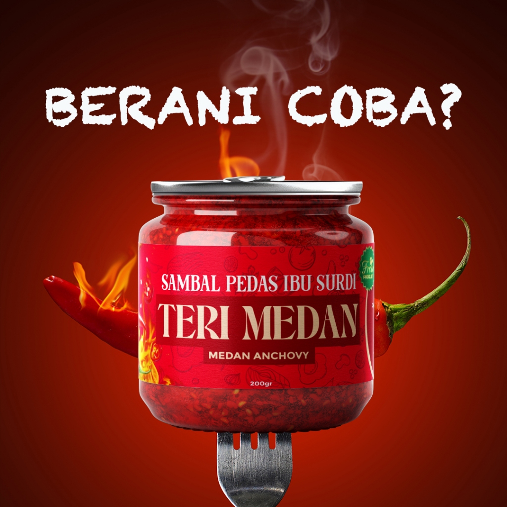 Jual Sambal Pedas Cumi | Cakalang | Ayam Suwir | Bawang | Teri Medan | Khas Ibu Surdi 200gr ...