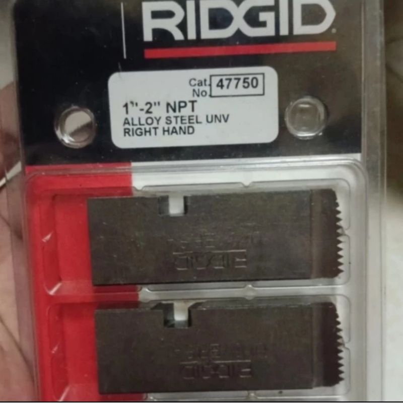 Jual MATA SENAI RIDGID ALLOY STEEL UNV 1-2 inch NPT CAT. NO 47750 ...