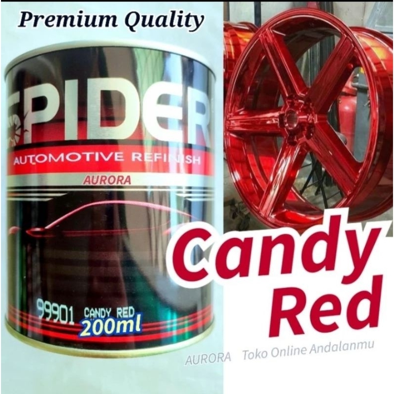 Jual Cat SPIDER LABA-LABA 99901 Candy Red 200ml Candytone Tone Cendi ...