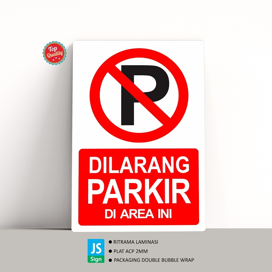 Jual SAFETYSIGN K3 - DILARANG PARKIR DI AREA INI + PLAT 2MM | Shopee ...
