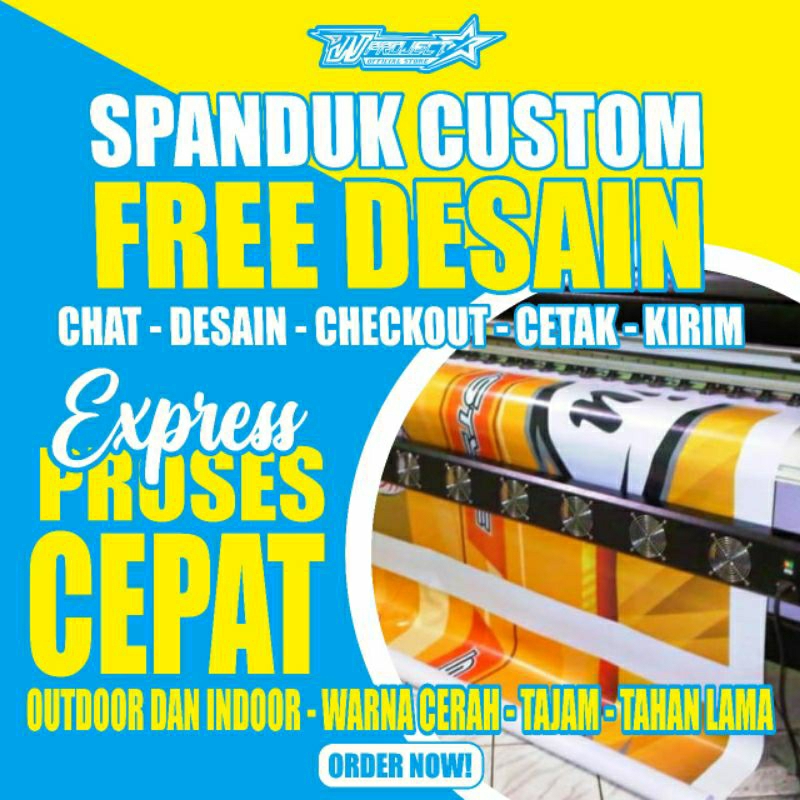 Jual SPANDUK / BANNER CUSTOM | Shopee Indonesia