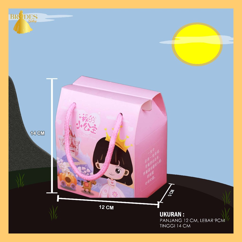 Jual BD Paperbag Ulang Tahun / Goodie Bag Ulang Tahun Bermacam Karakter ...