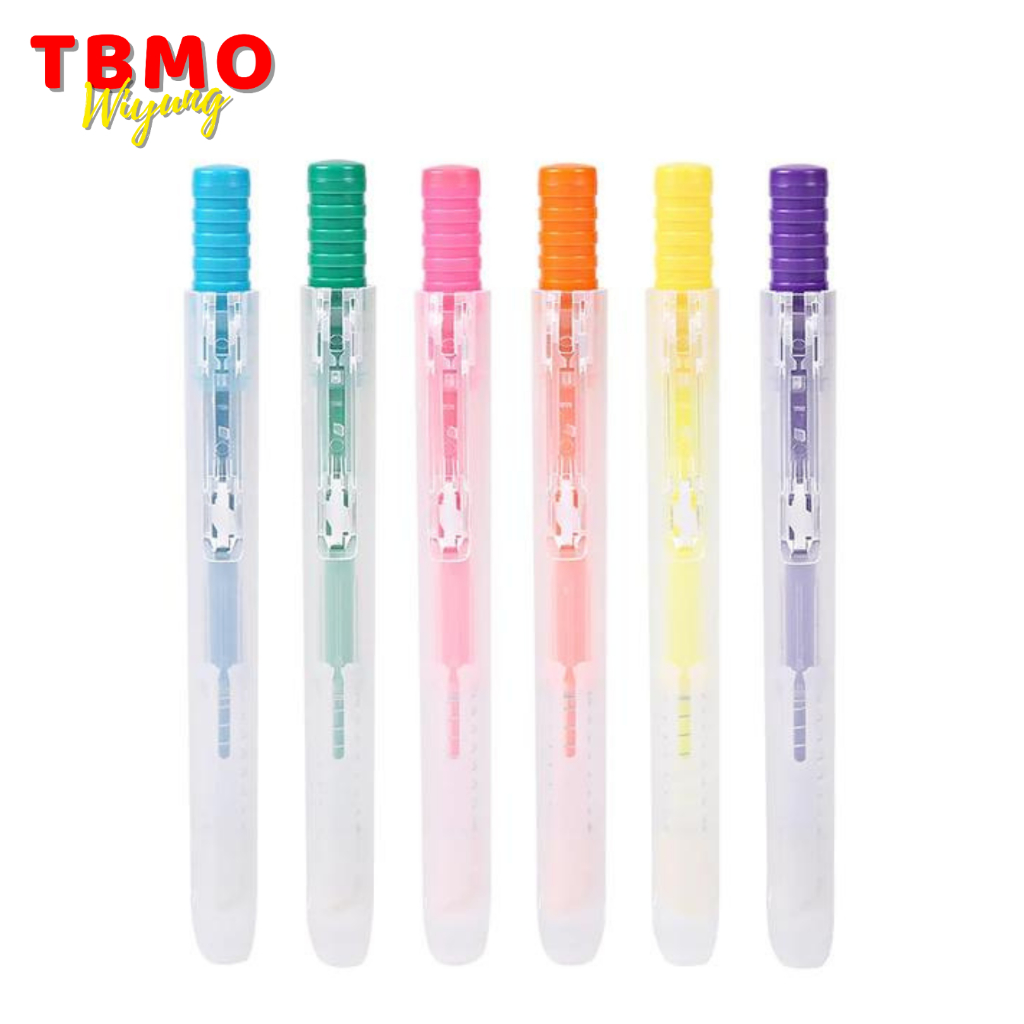 Jual TBMO M&G Retractable Highlighter Penanda Warna AHM27301 - Pcs ...