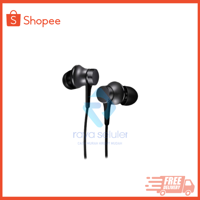 Jual Xiaomi Mi In-Ear Headphones Basic - BLACK | Shopee Indonesia
