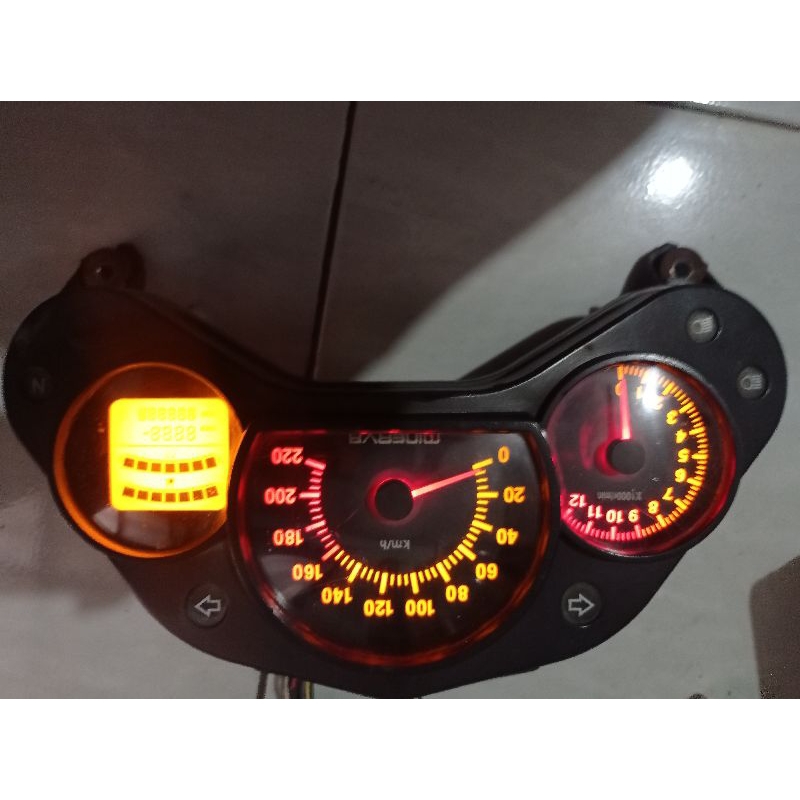 Jual speedometer MINERVA R 150 / VX /NVX SECOND original semua normal ...