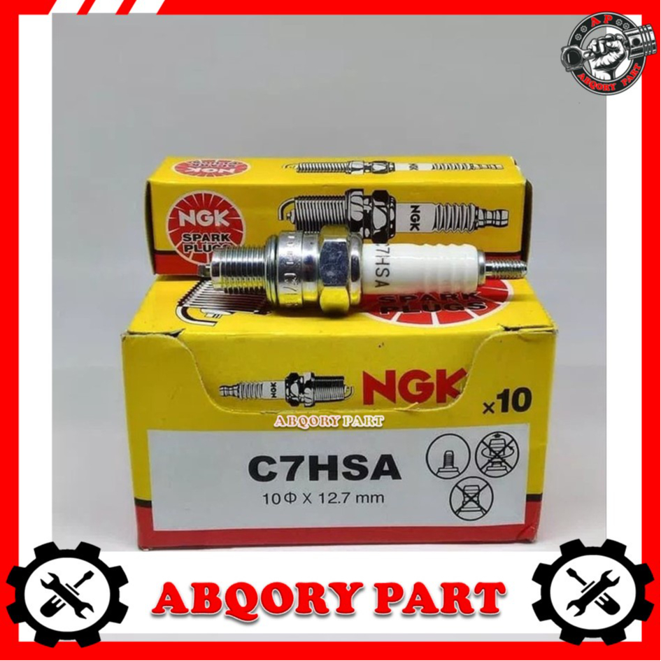 Jual AbqoryPart__Busi Ngk C7HSA motor Grand, Supra, Vega, Mio | Shopee ...