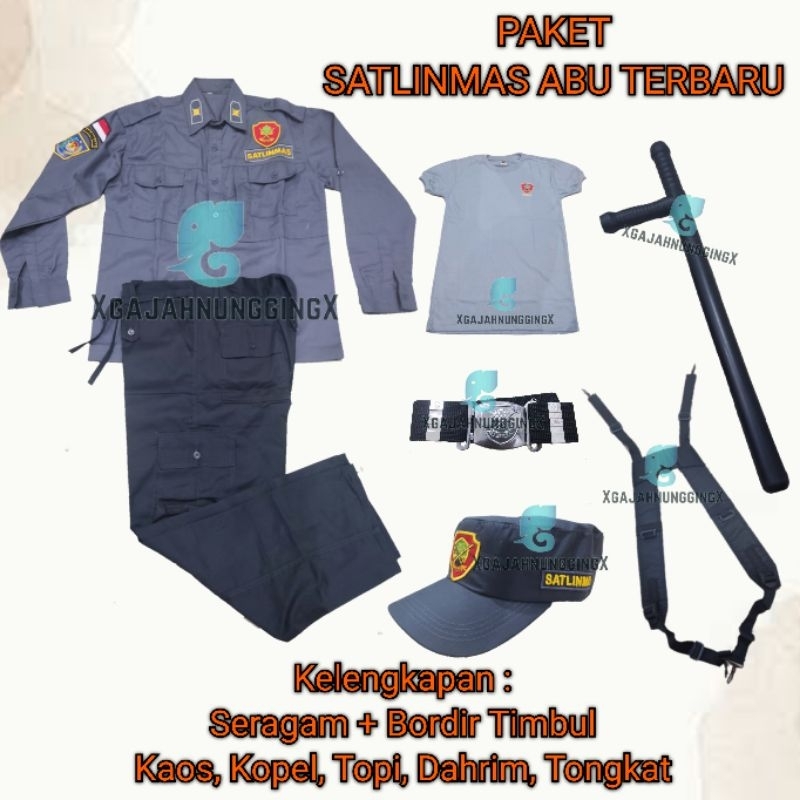 Jual Paket Linmas Lengkap Seragam Satlinmas Terbaru tanpa sepatu 2024 ...