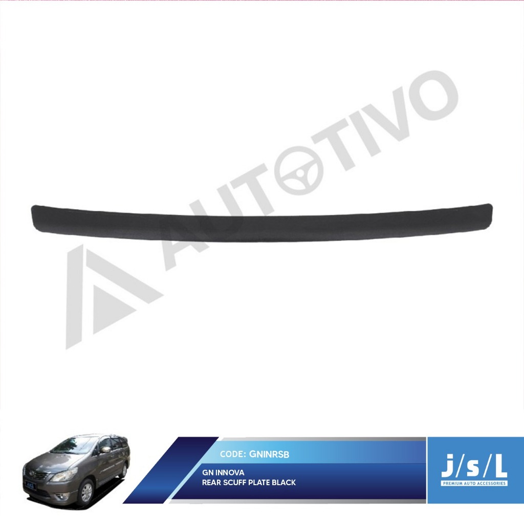 Jual JSL Sillplate Belakang Hitam Grand All New Innova Rear Scuff Plate ...