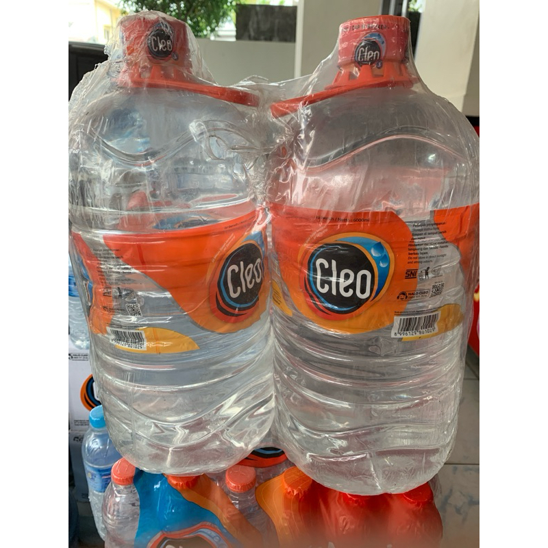 Jual [INSTAN] AIR MINERAL CLEO 5 liter (galon mini) | Shopee Indonesia
